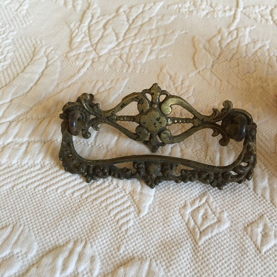 Antique Victorian Dresser Drawer Handle Eye Screws and - Etsy
