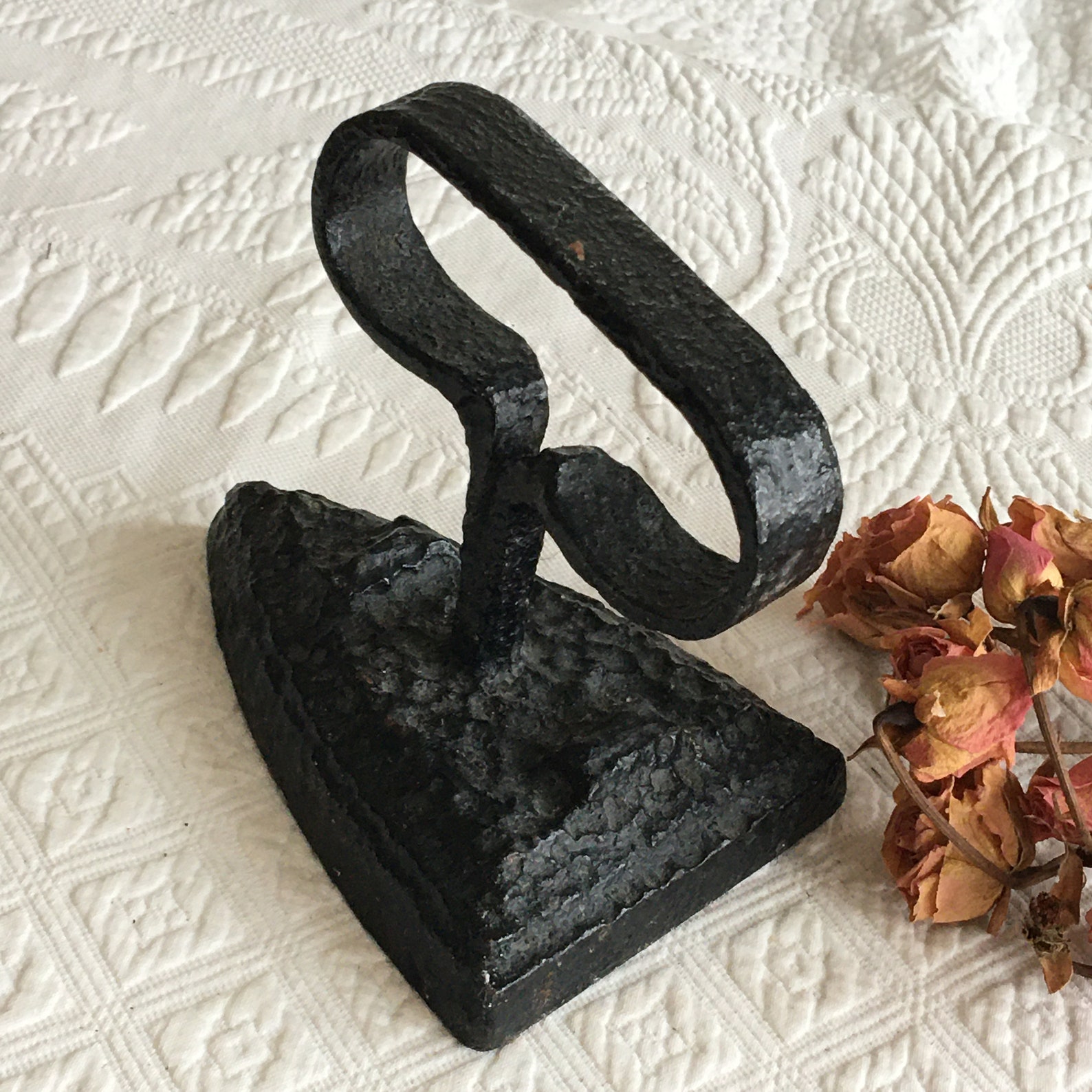 Antique Wrought Iron Iron. Great Display Black Rustic Looking | Etsy