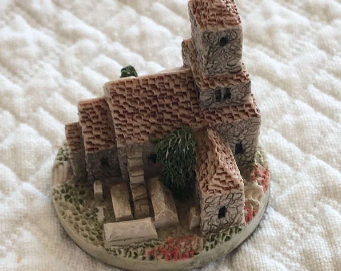 Vintage Little Stones Miniature Church Figurine Hand Painted in England ...