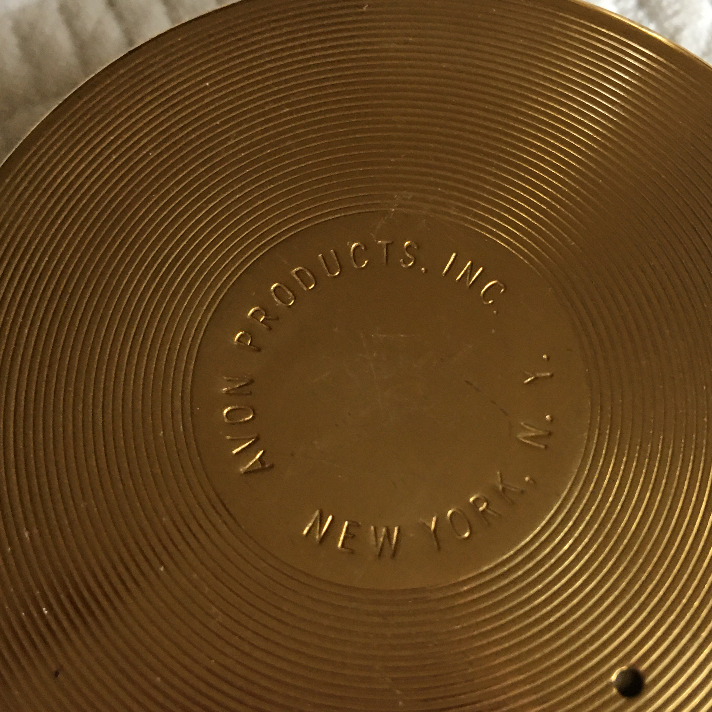 Vintage Avon Face Powder Compact. Almost Full With Powder Pad. Mirror ...
