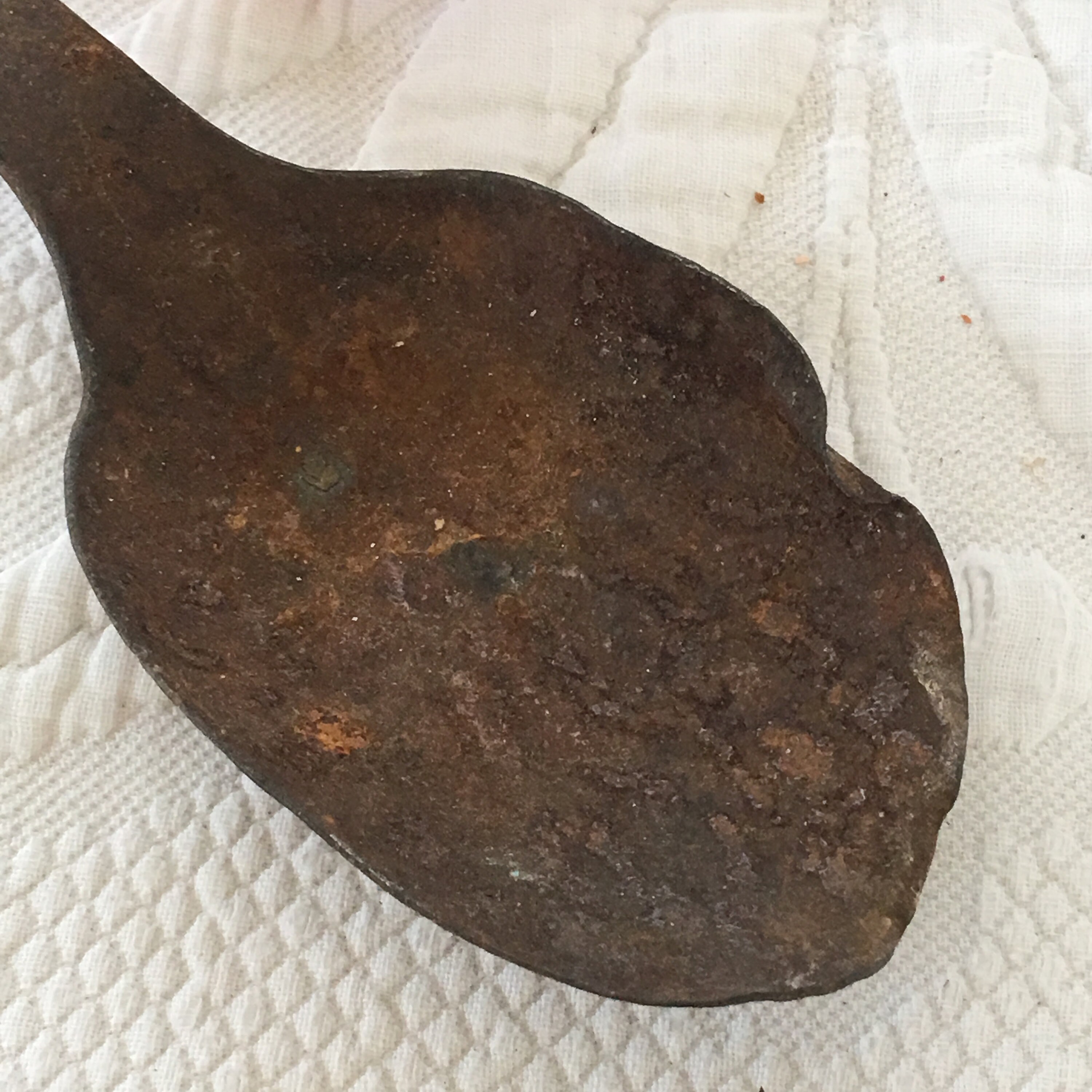 Antique Wrought Iron Civil War Site Spoon With Hanging Hole in - Etsy