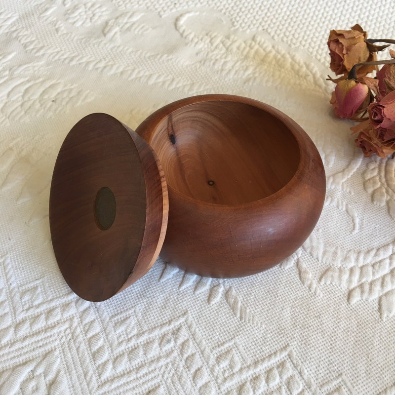 Wood Turned Box - Etsy