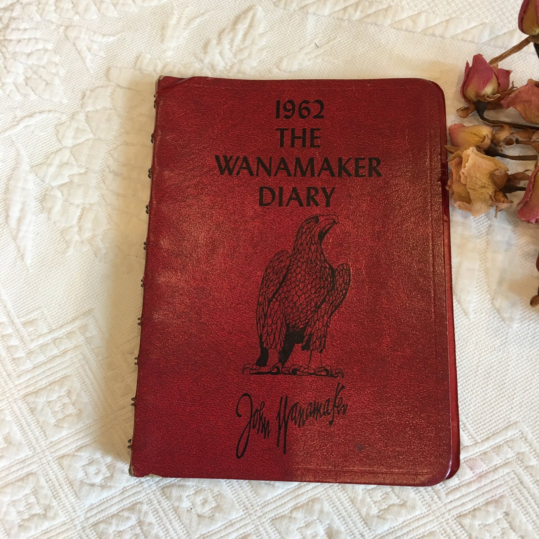 Vintage 1962 the Wanamaker Diary, John Wanamaker. Bridal Ads. Seating ...