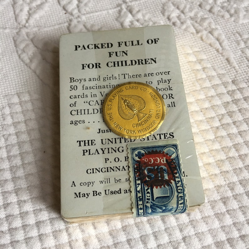 Vintage Game Cards. Colonial Stamped and Sealed Packs of - Etsy