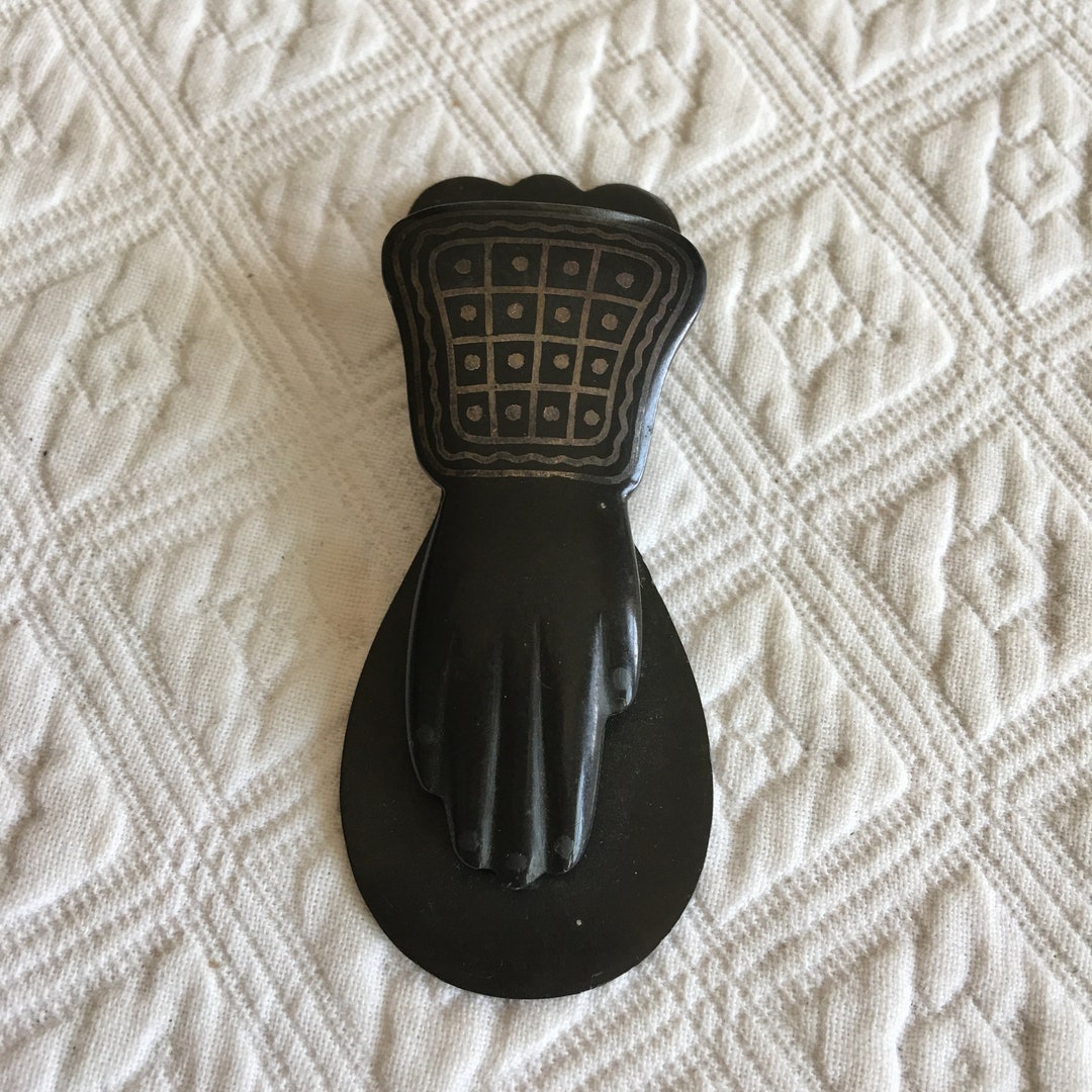 Antique Hand Strong Clamp for Notes or Photos on Desk, Paperweight as ...