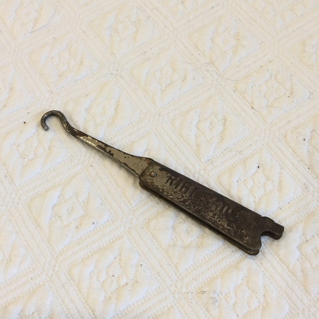 Antique 1903 Victorian Button Hook, JLS Mfg. Co. Rigi Shoe Buttoner ...