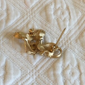 Vintage Avon Mouse Pin Wearing Spectacles. Charming Gold Tone Mouse Pin ...