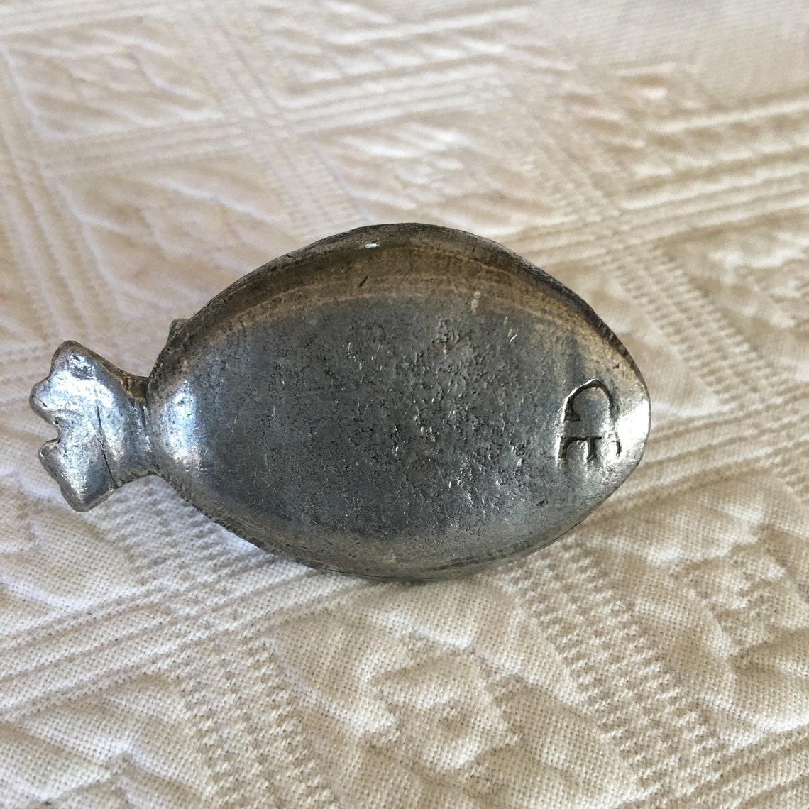 Antique Pin Cushion. Mini Vict. Hat Cushion. Antique Silver Pewter Lady ...