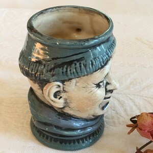 Vintage Mans Face Mug. Fun Face Mug Great to Display on a Shelf or Use ...