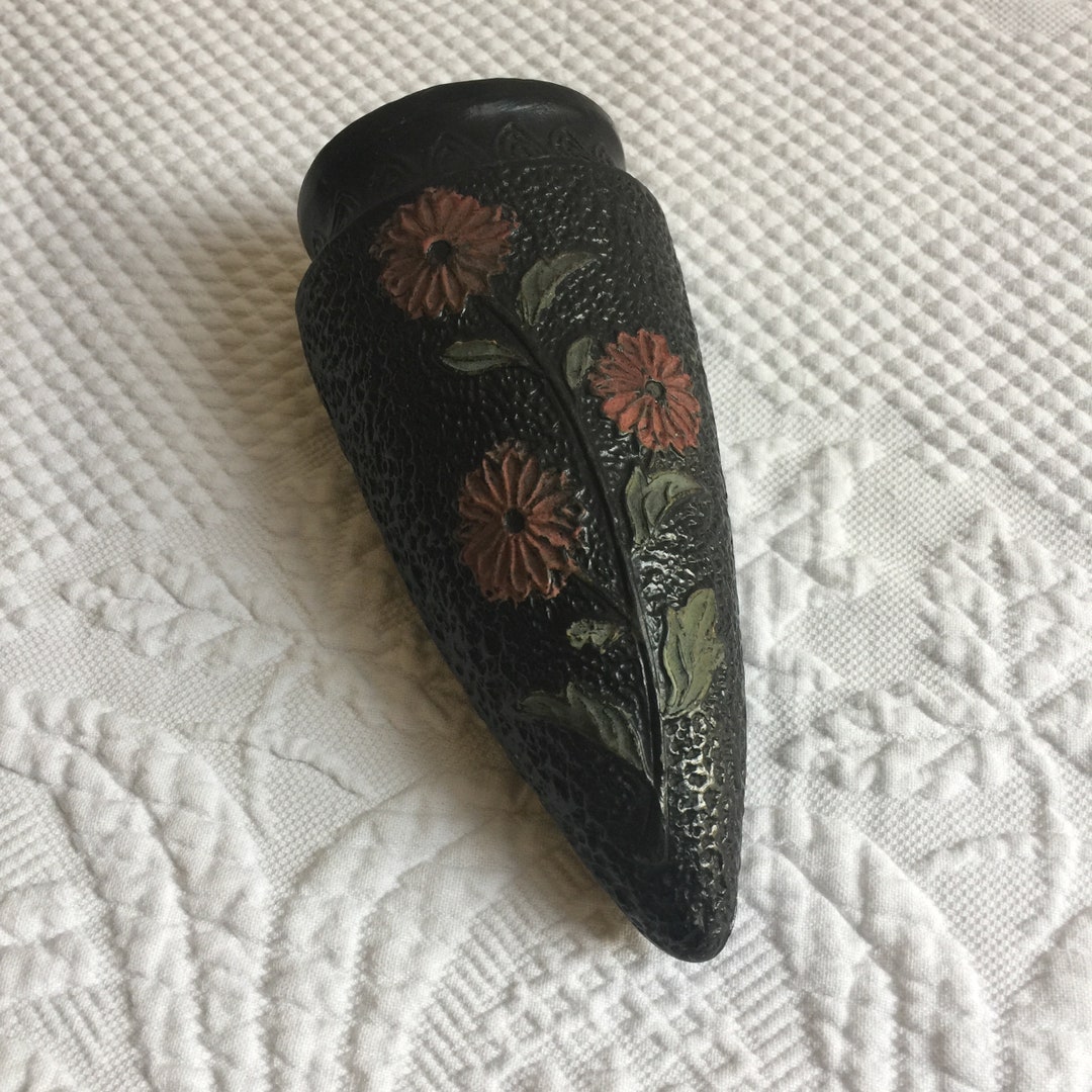 Vintage 1940s Art Deco Tokanabe Ware Wall Pocket Made in Japan. Early ...