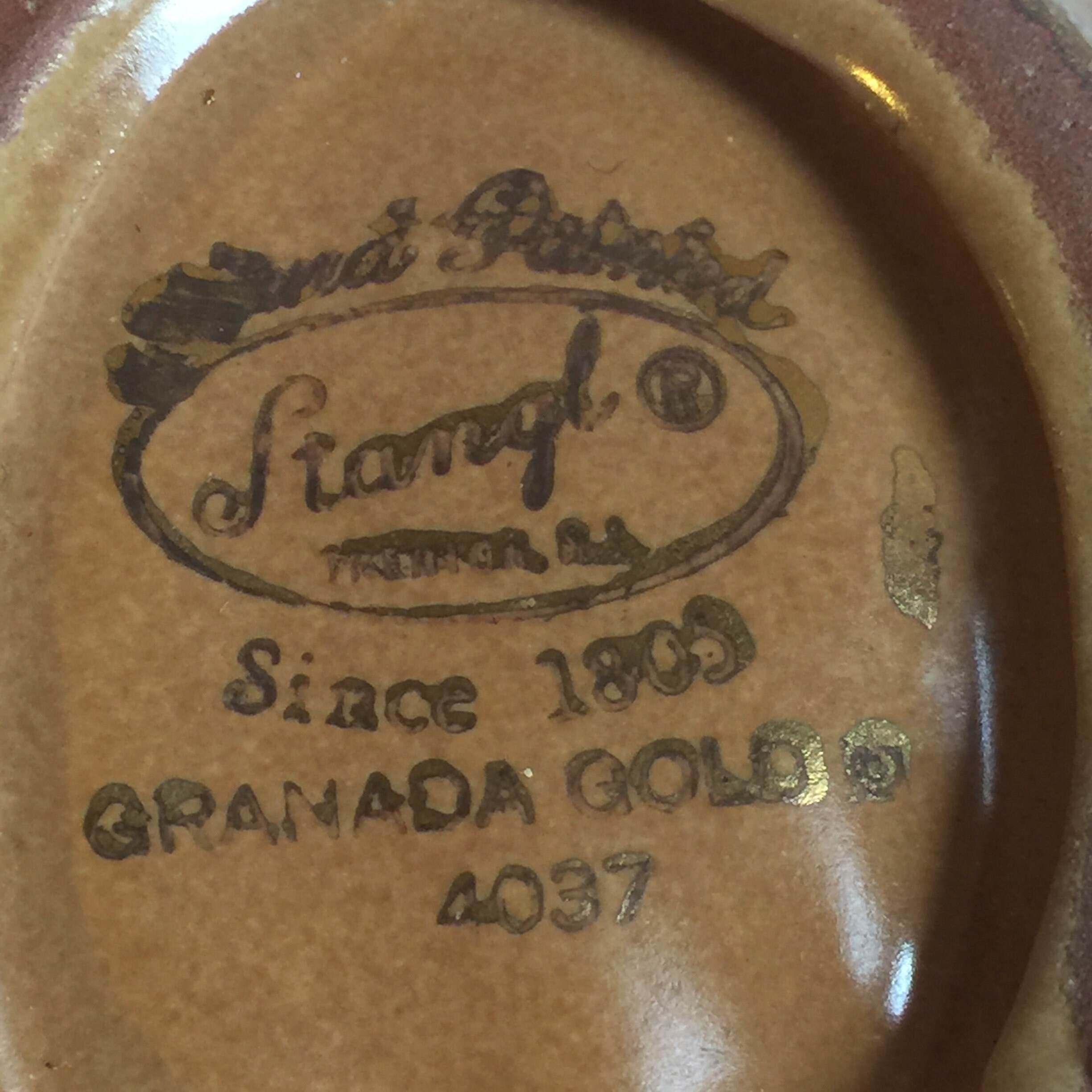 Vintage Stangl Granada Gold Shell Pin Dish. Use to Collect Jewelry or ...
