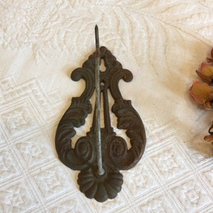 Vintage Wrought Iron Receipt Hook. Vintage Office Wall Receipt Hook ...