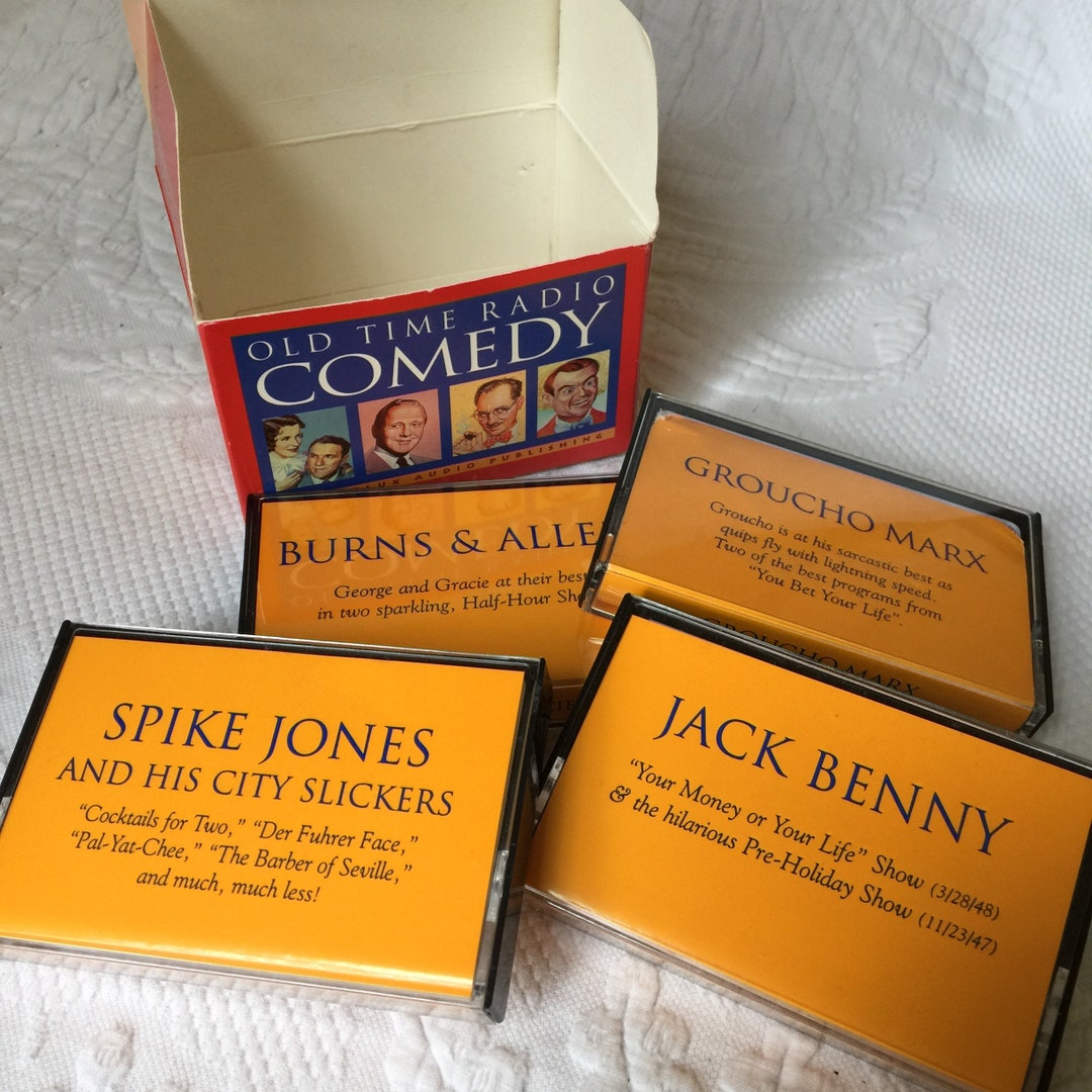 Vintage Old Time Radio Comedy Four Audio Cassettes of Burns and Allen ...