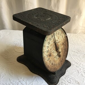 Antique American Family Scale. Primitive and Rustic Kitchen Decoration ...