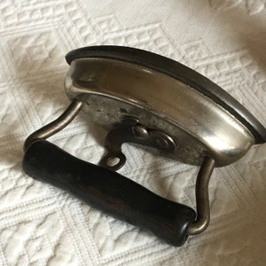 Vintage Dover USA Sad Iron Miniature Real Iron. Wooden Handle and Cast ...