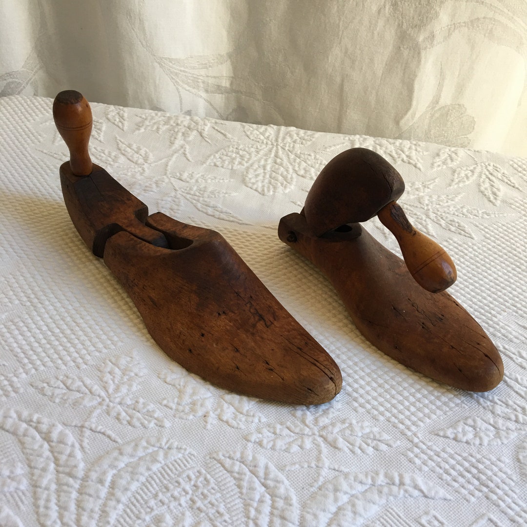 Antique Wood Folding Foot Forms. Charming Wooden Foot Forms Look Like ...