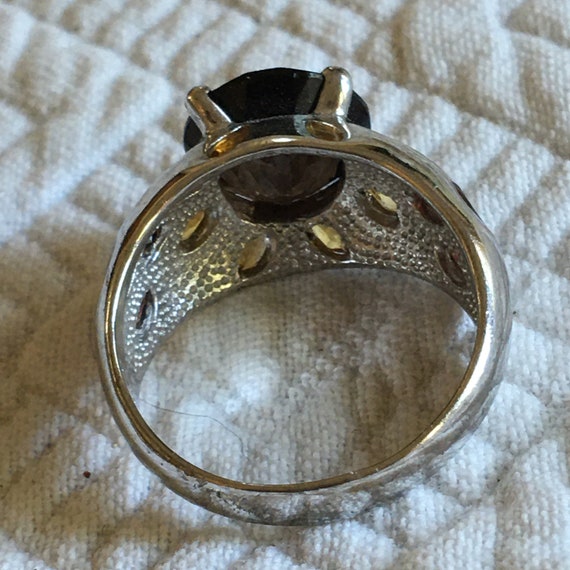 Vintage JS 925 Multi Stone Ring from Thailand. Large … - Gem