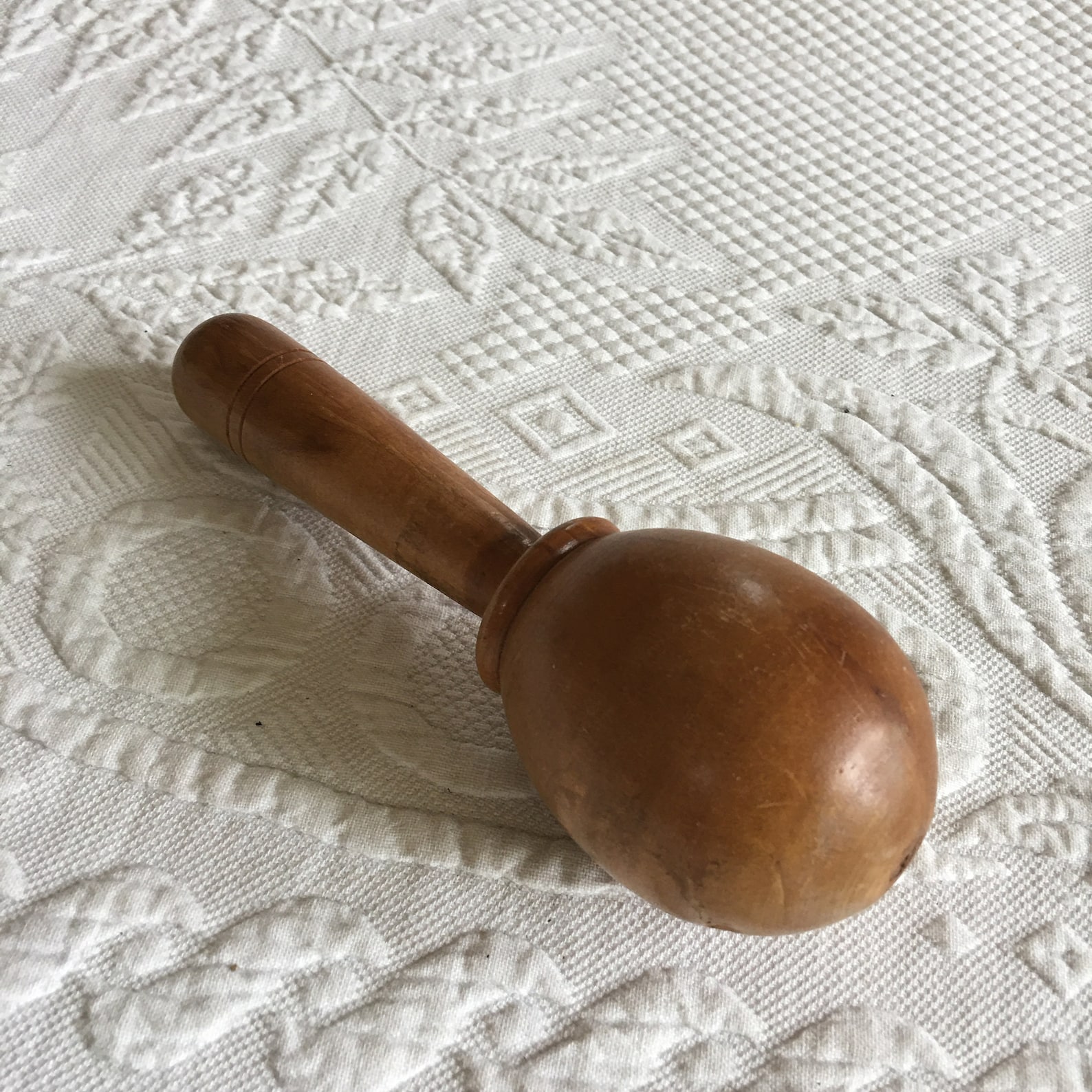 Vintage Darning Egg With Fatter Handle and Egg Than Most Darners. Well ...