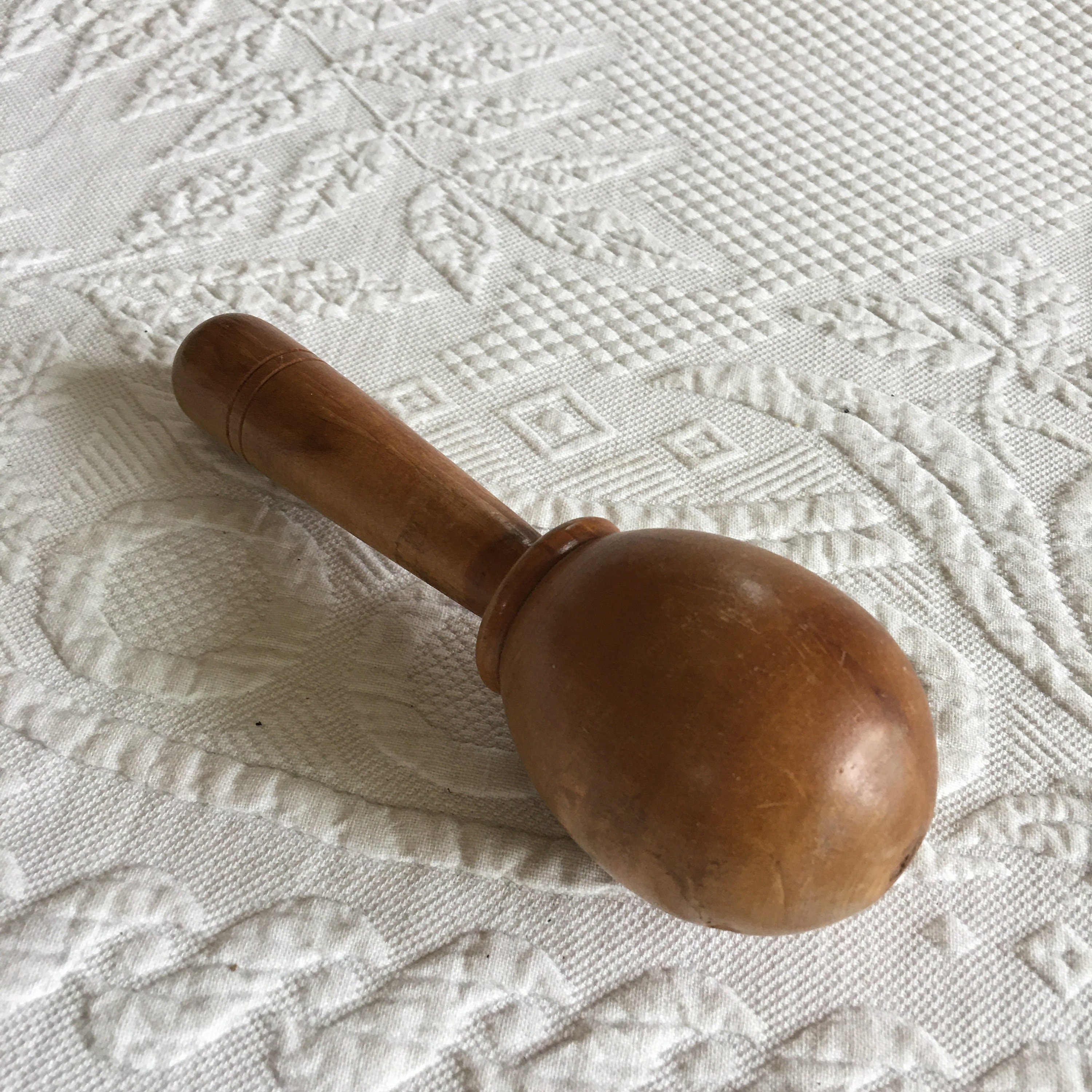 Vintage Darning Egg With Fatter Handle and Egg Than Most Darners. Well ...