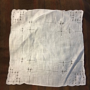 Vintage Handkerchief Greeting Card. Choose Your Card and Hankie ...