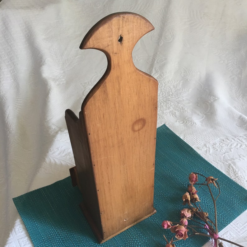 Vintage Primitive Wall Box. Open Space for Long Matches or | Etsy