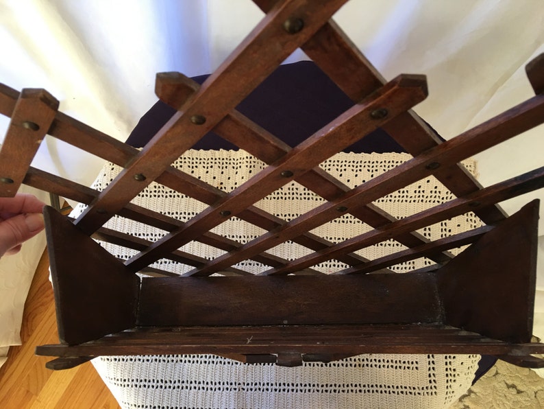 Antique Magazine Rack Victorian Era. Wall Decoration. Display - Etsy