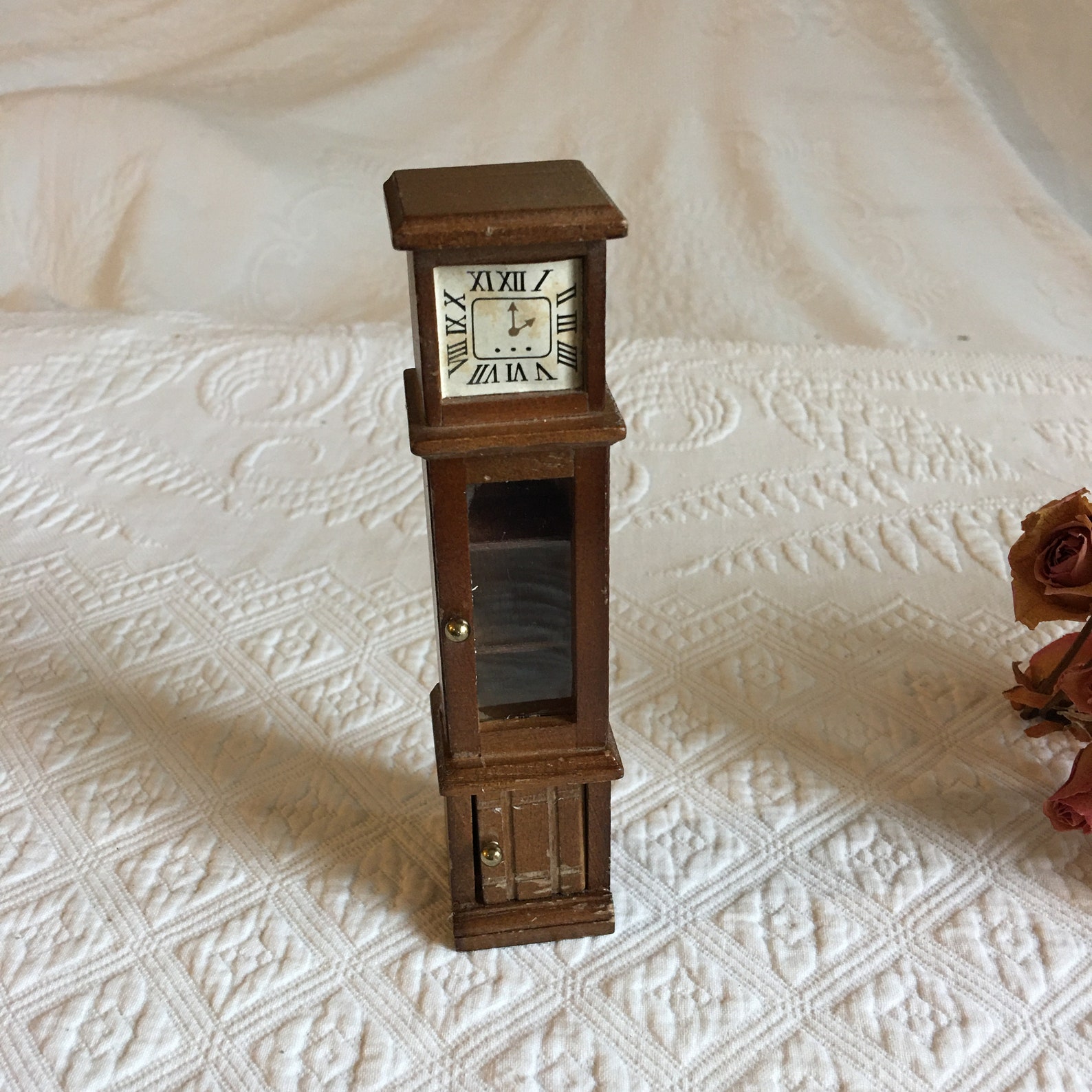 Vintage Miniature Grandfather Clock for Doll House. Mini - Etsy