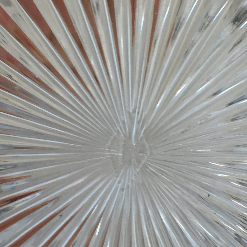 Vintage Heisey Scalloped Bowl With Stand up Handles, Ridged Edges and ...