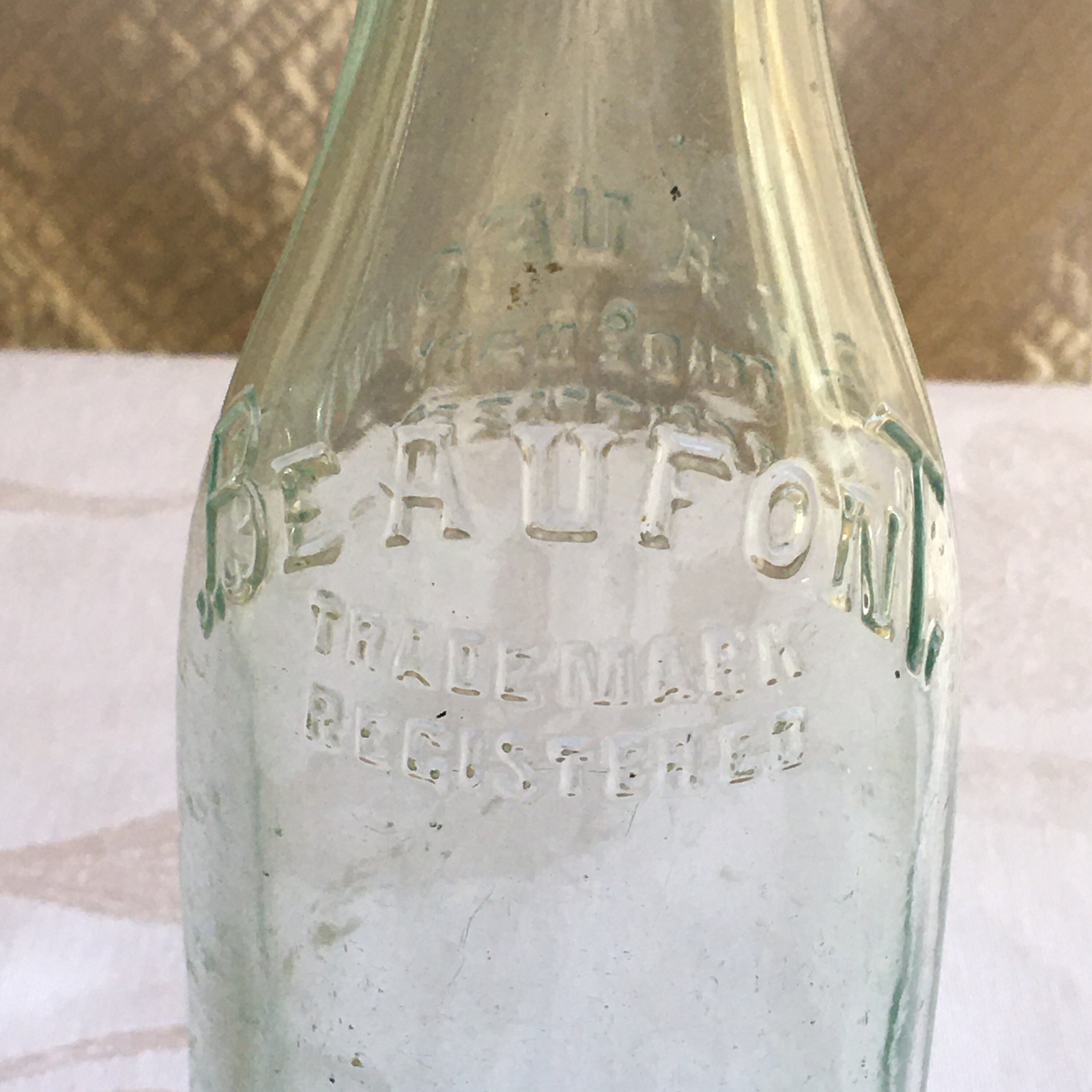 Vintage Choose Beaufont or Clicquot Club Soda Bottle. Large or Small ...
