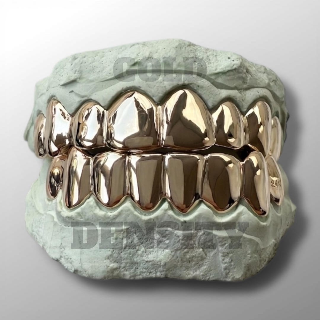 Custom Grillz With Mold Kit | Solid 10K 14K Gold, 925 Silver | Deep Cut ...