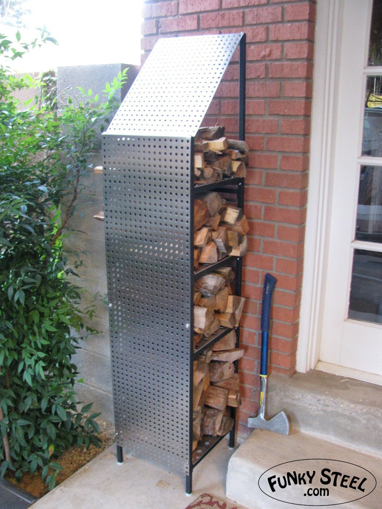 Funky Wood Firewood Storage Rack - Etsy