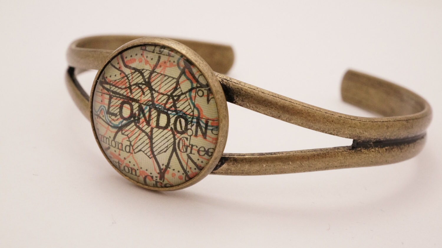 Map Bracelet Custom Vintage Maps. Anywhere in the World. - Etsy