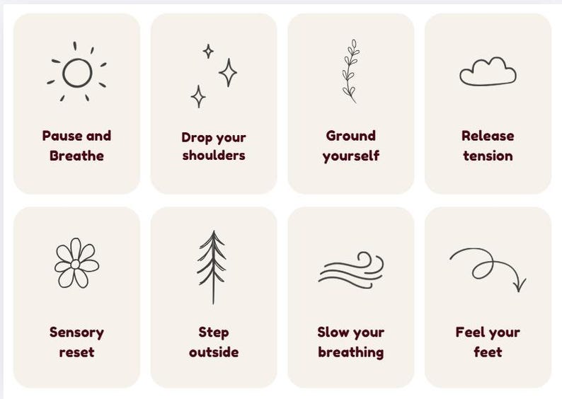 Teen Anxiety Coping Cards Printable | Coping Skills Cards for Teens ...