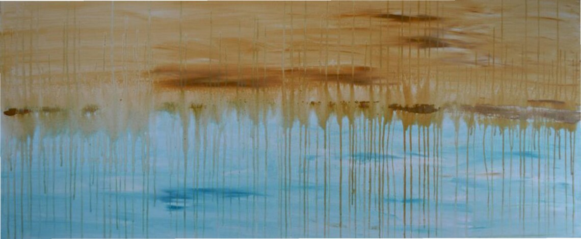 64 Original Large Abstract Landscape Painting Acrylic Painting Modern ...