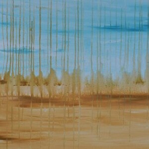 64" Original Large Abstract Landscape Painting Acrylic Painting Modern ...