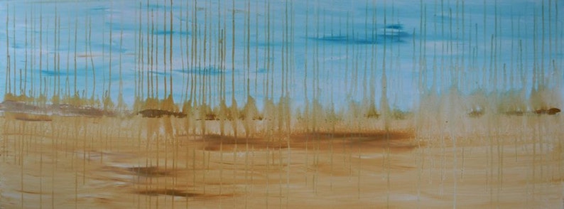 64 Original Large Abstract Landscape Painting Acrylic Painting Modern ...