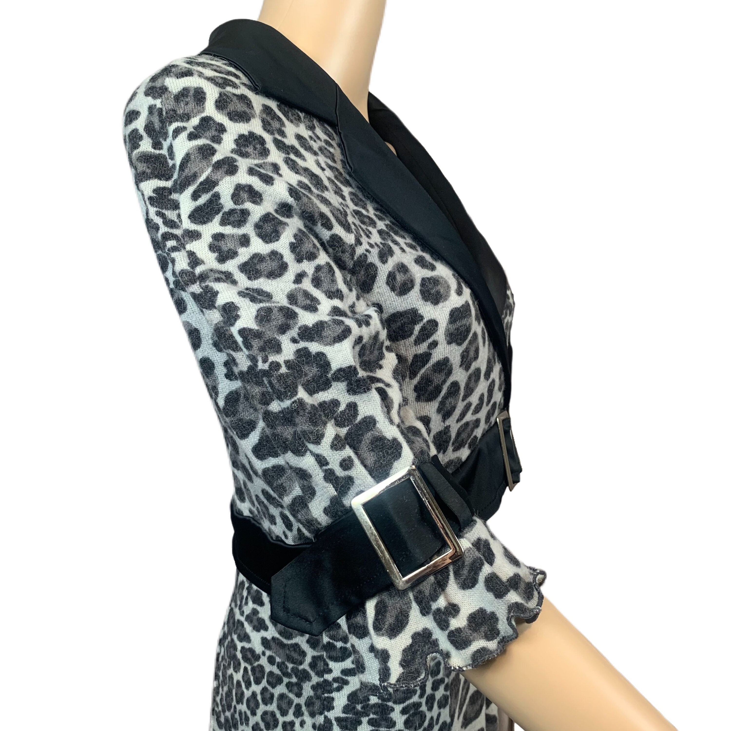 Cocktail Dress 1990's Vintage Gerry Shaw Leopard - Etsy