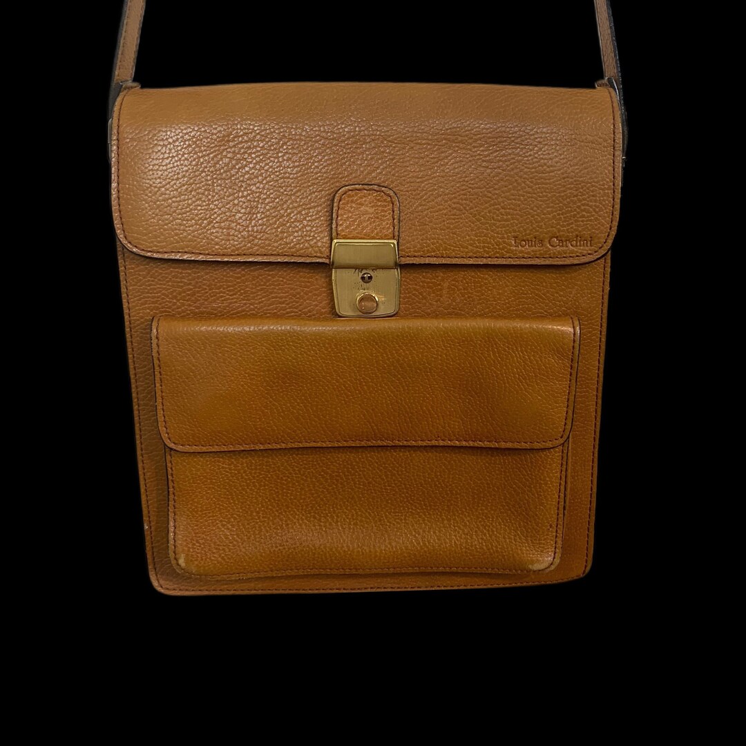 Louis Cardini Mens Vintage Brown Tan Genuine Leather - Etsy