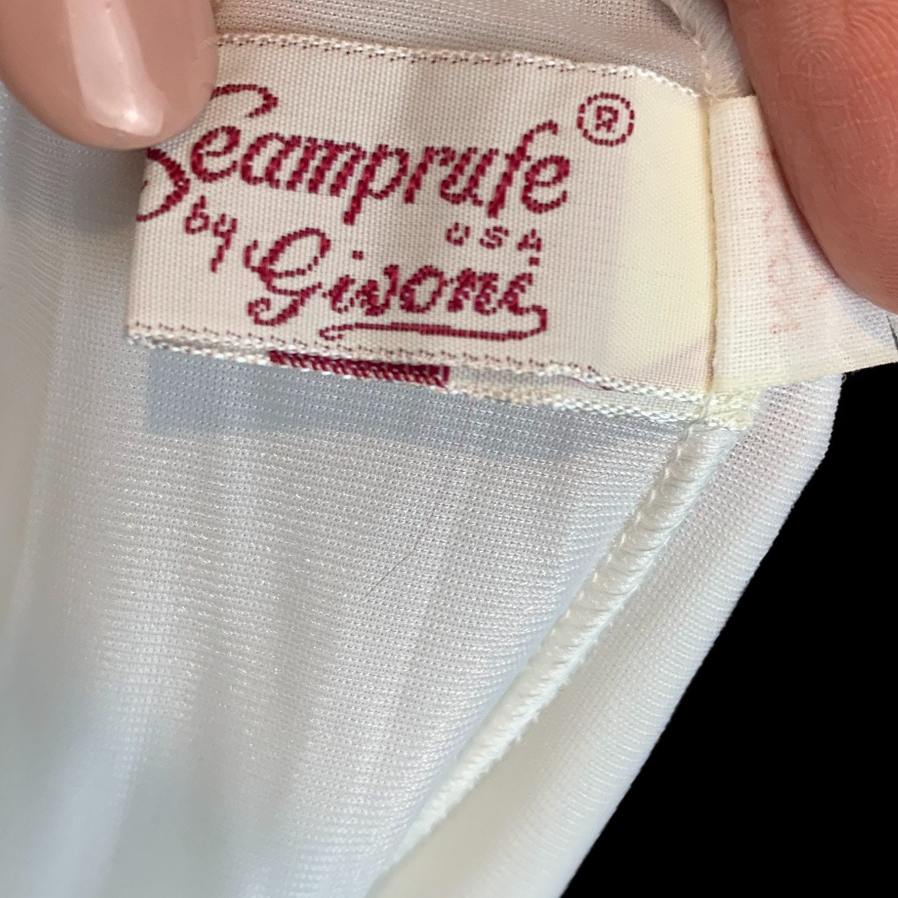 Babydoll Lingerie 1960's Vintage Seamprufe USA White Lace Bri Nylon ...