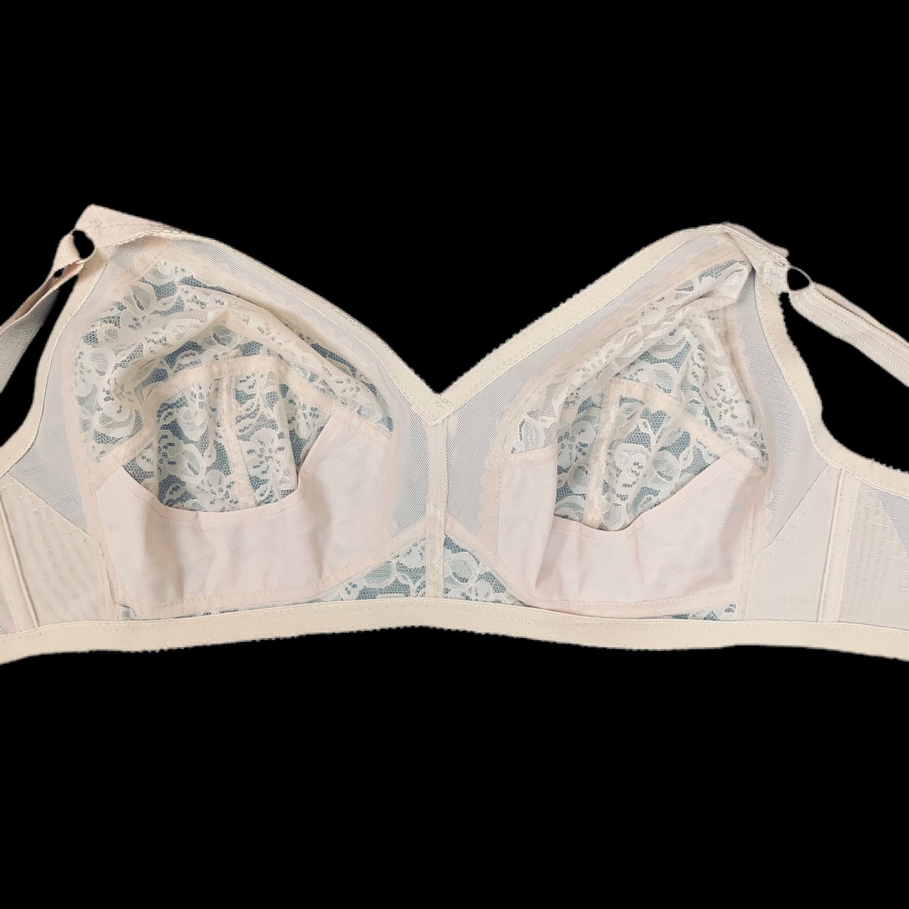 Deadstock Bra 1970's Vintage Norman Hartnell Wire Free Nude Bra Size ...