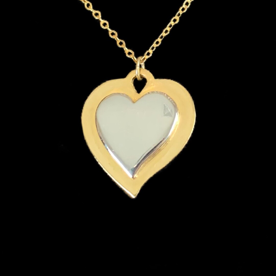 1970s Vintage Amway Artistry Gold Plated Heart Necklace - Etsy