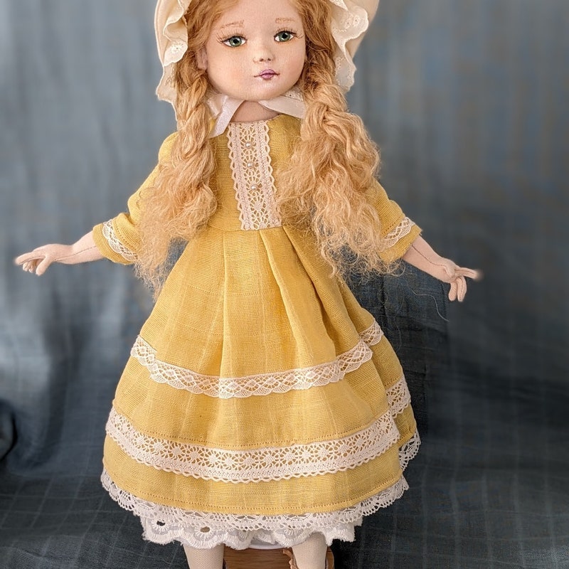 Textile Doll - Etsy