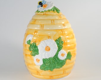 Beehive cookie jar | Etsy