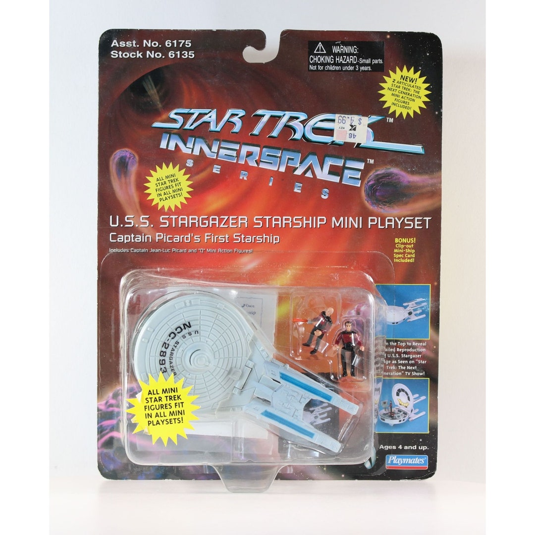 USS Stargazer Starship Mini Playset Trek the Next Generation 6175-6135 ...