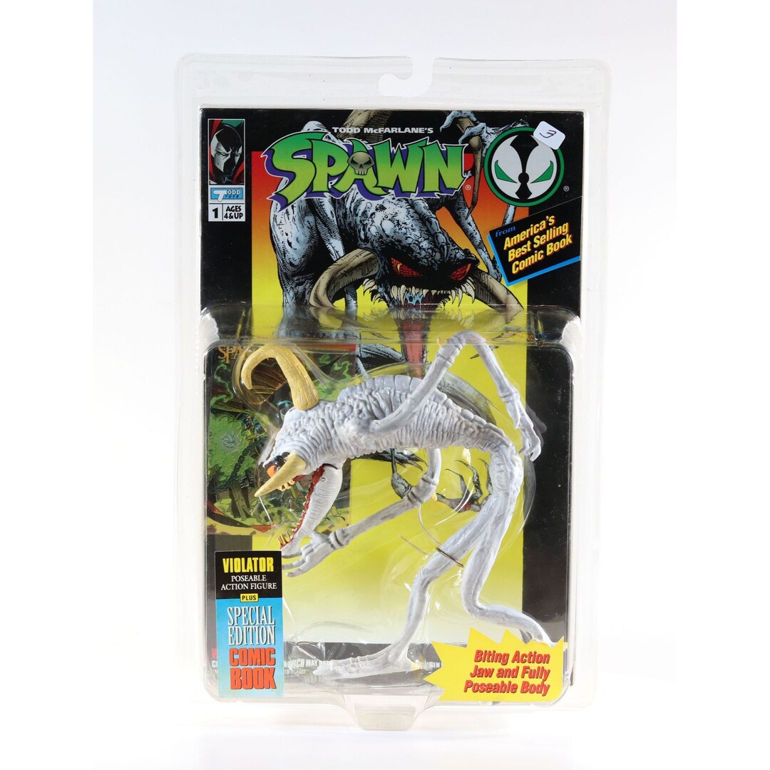 Violator Series 1 Original Action Figure W/comic 1994 Todd Mcfarlane ...