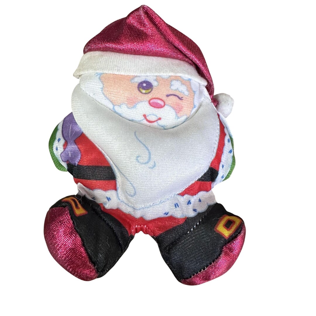 Smooshees Christmas Santa Plush Fisher Price Toys 1987 - Etsy