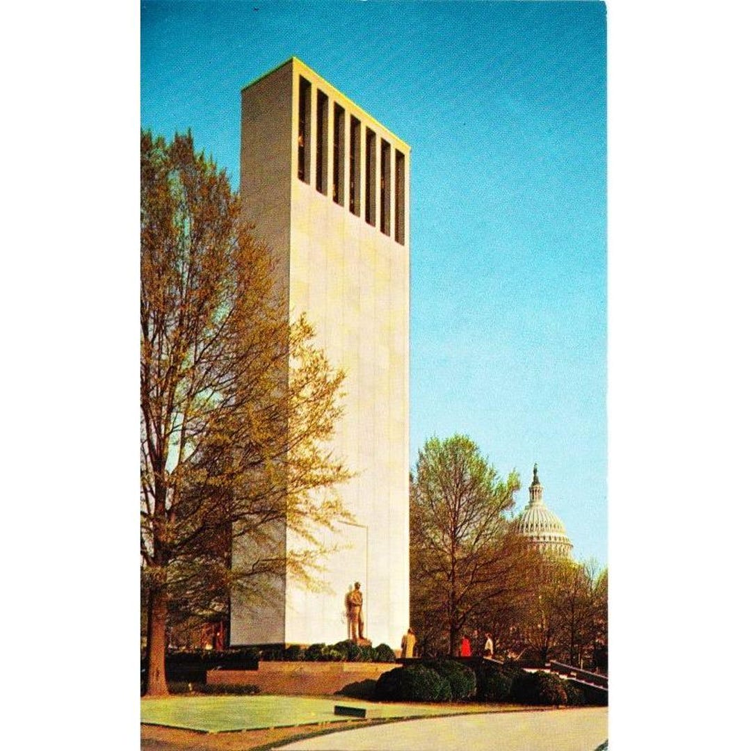 Postcard Taft Memorial, Washington, D.C. Vintage Chrome Unposted 1939 ...