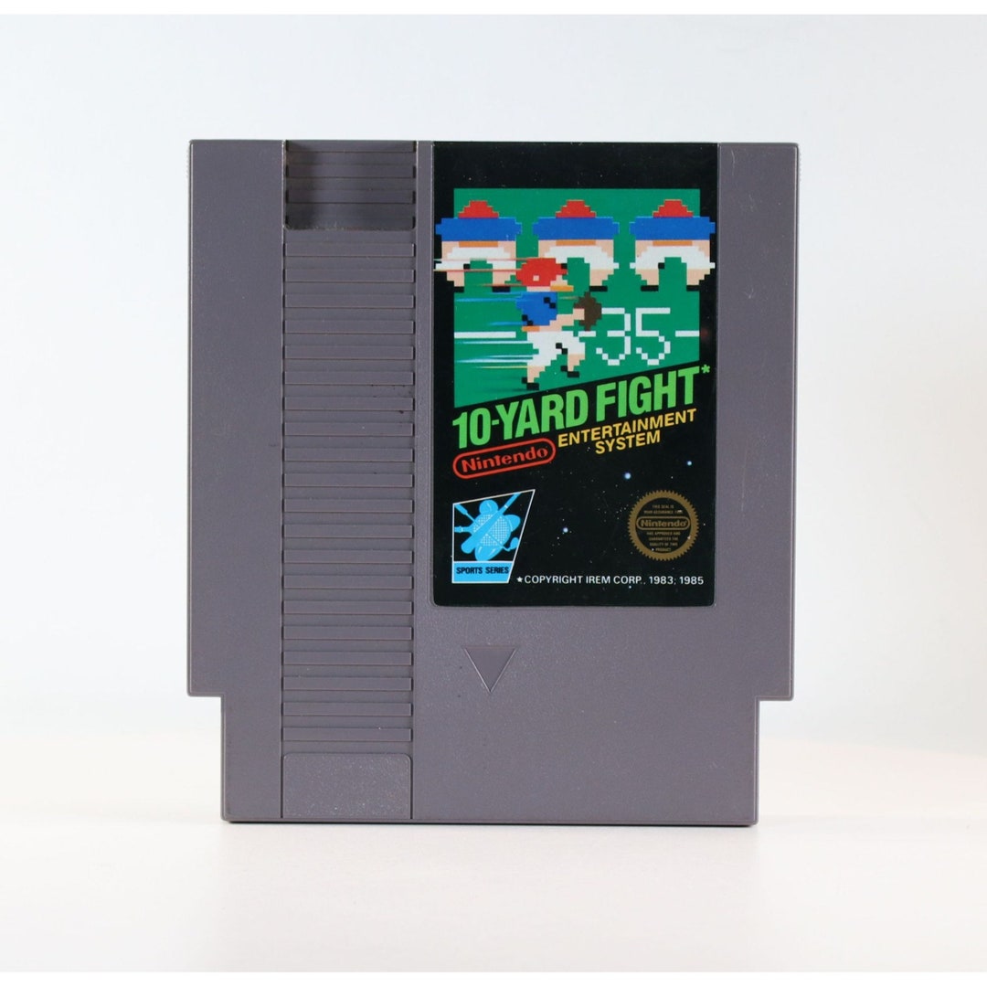 10-yard Fight NES Nintendo Game Cart Only TESTED 1983 - Etsy
