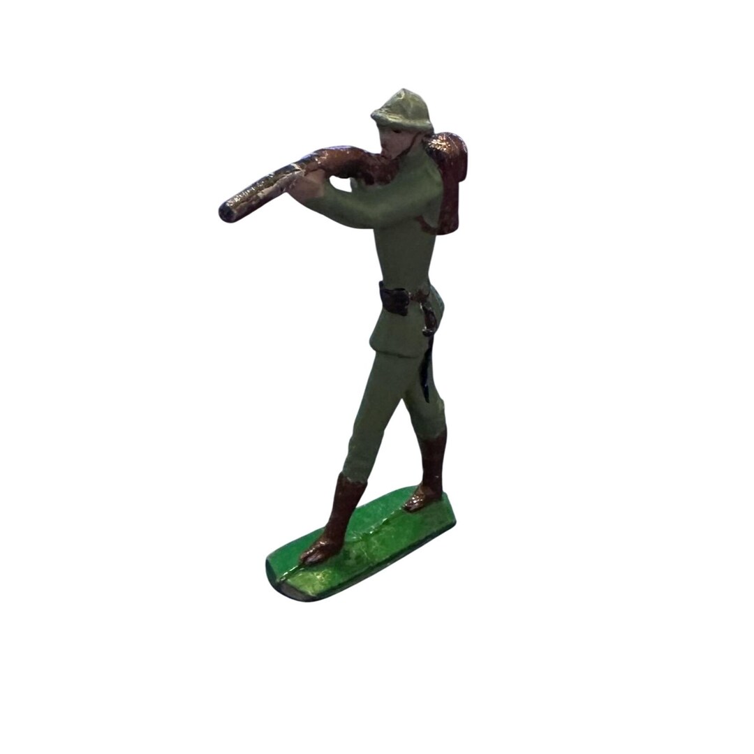 Vtg Lead Figure Rifleman 1950s, 2.5" Tall, Original Paint, Lead Cast ...