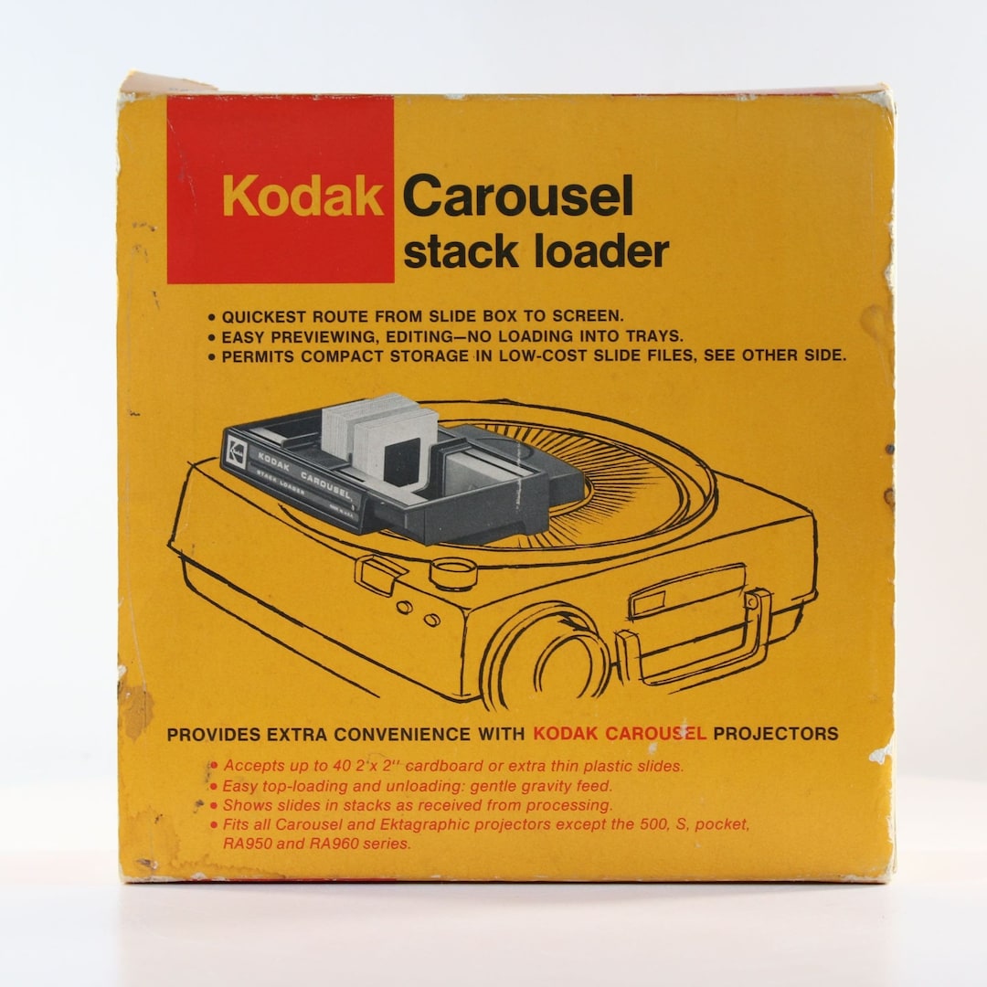 Kodak Ec40 2x2 Film Slide Stack Loader With Box & Instructions Vintage ...